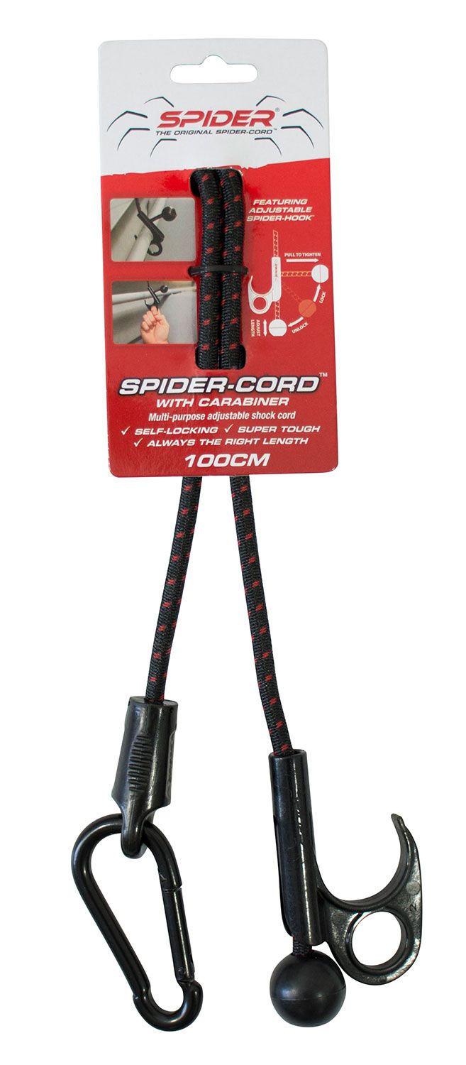 Safety: Spider Cord With Carabiner 100cm