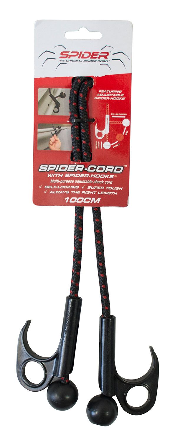 Vehicle Tie Downs: Spider Cord With Spider Hooks 100cm
